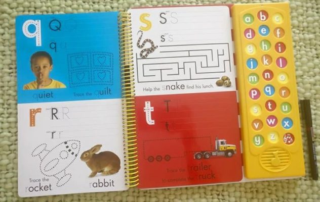 Listen and Learn, Write and Wipe – ABC with Sounds – – Booky Wooky