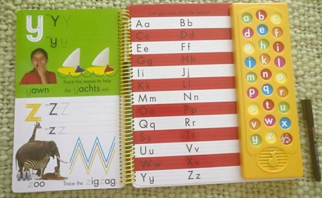 Listen and Learn, Write and Wipe – ABC with Sounds – – Booky Wooky