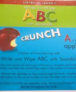 Listen and Learn, Write and Wipe - ABC with Sounds – Activity Books For ...