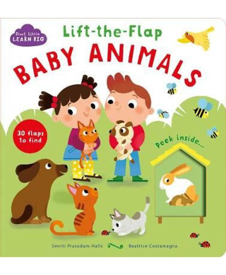 Start Little Learn Big – Lift The Flap Baby Animals – – Booky Wooky