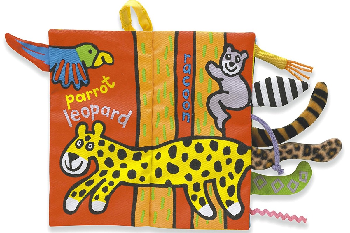Animal Tails Cloth Book - Jungly Tails Cloth Book – Cloth Books For ...