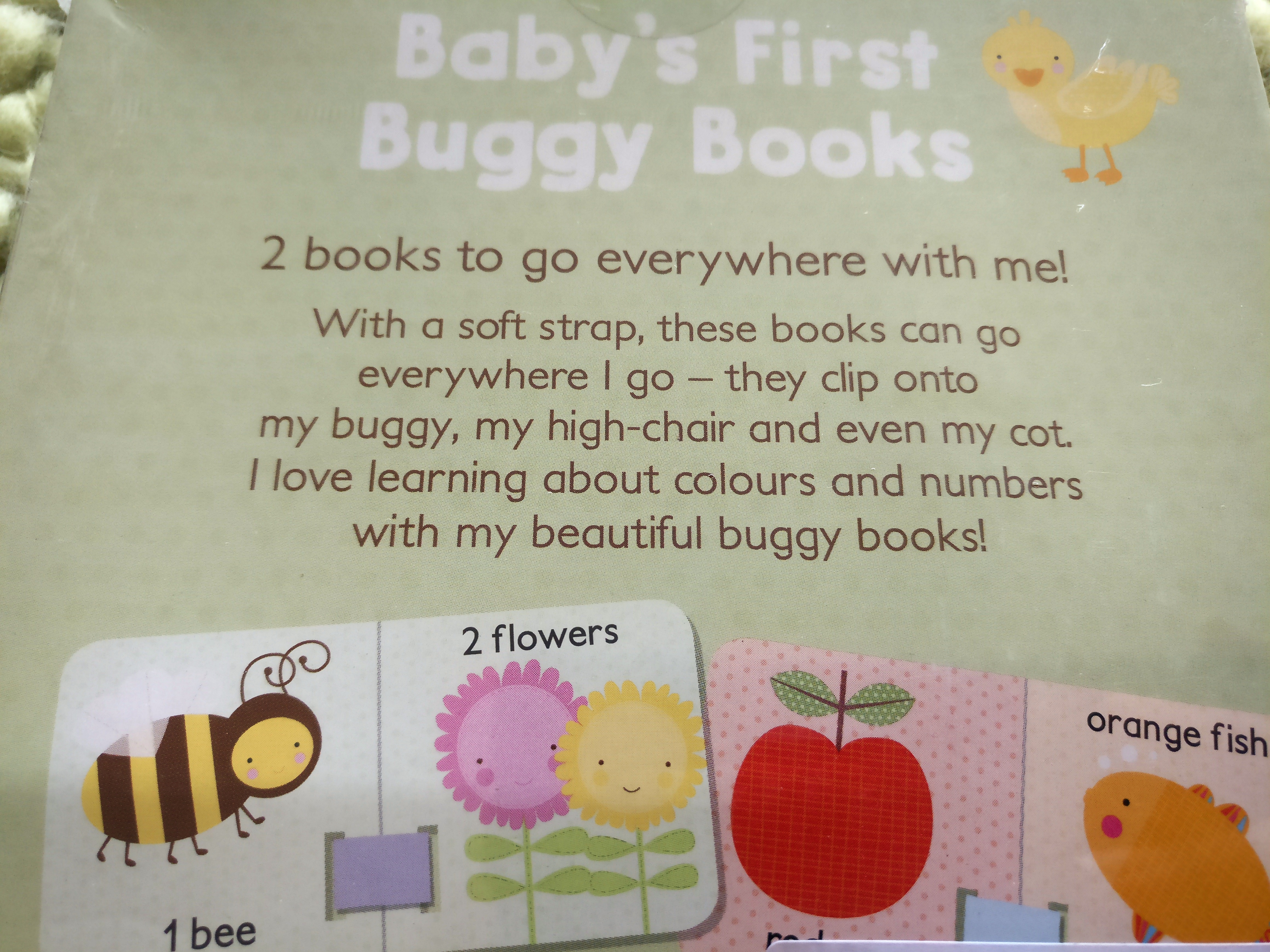 Baby’s First Buggy Books – Colours / Numbers – – Booky Wooky