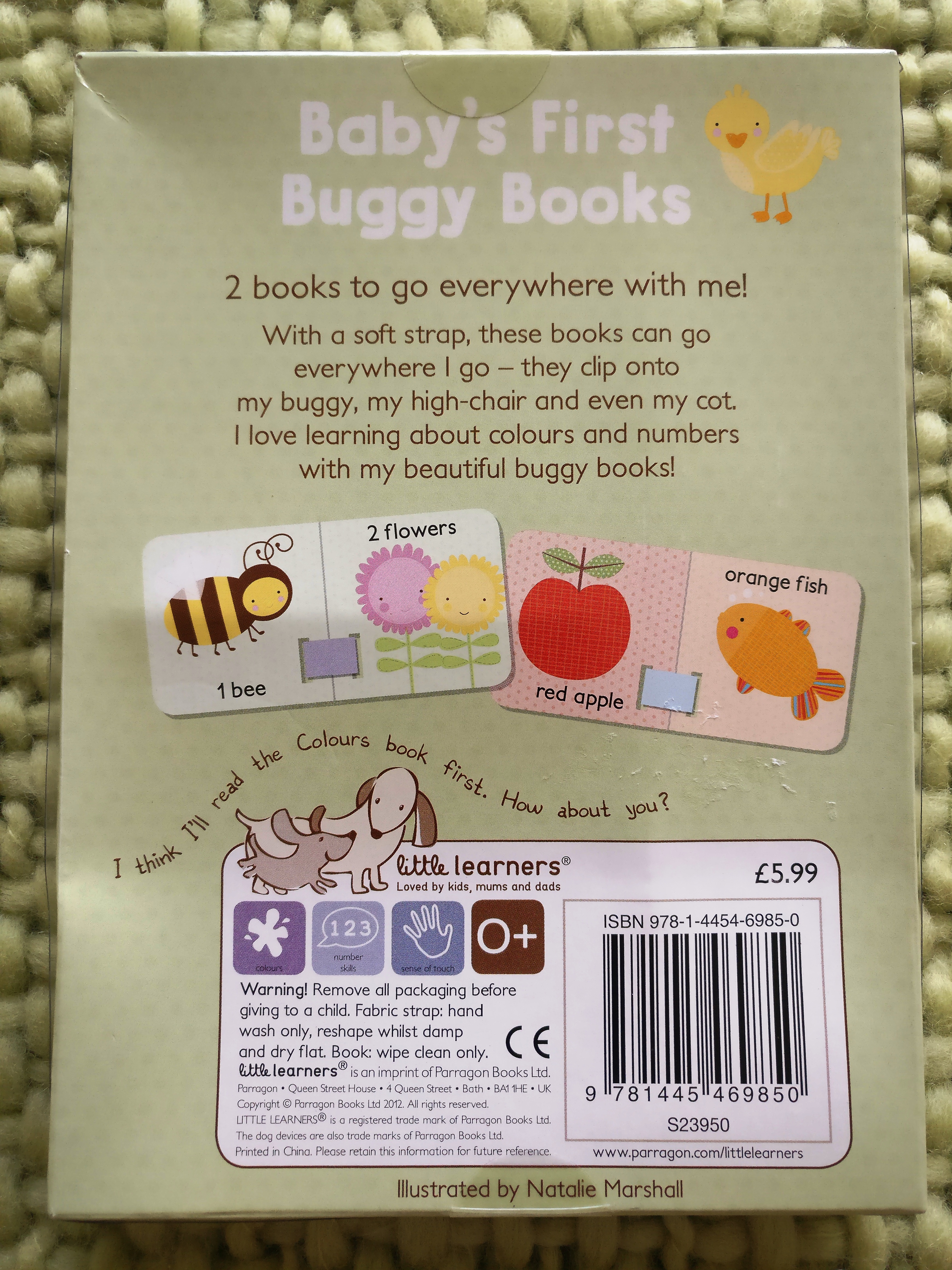 Baby’s First Buggy Books – Colours / Numbers – – Booky Wooky