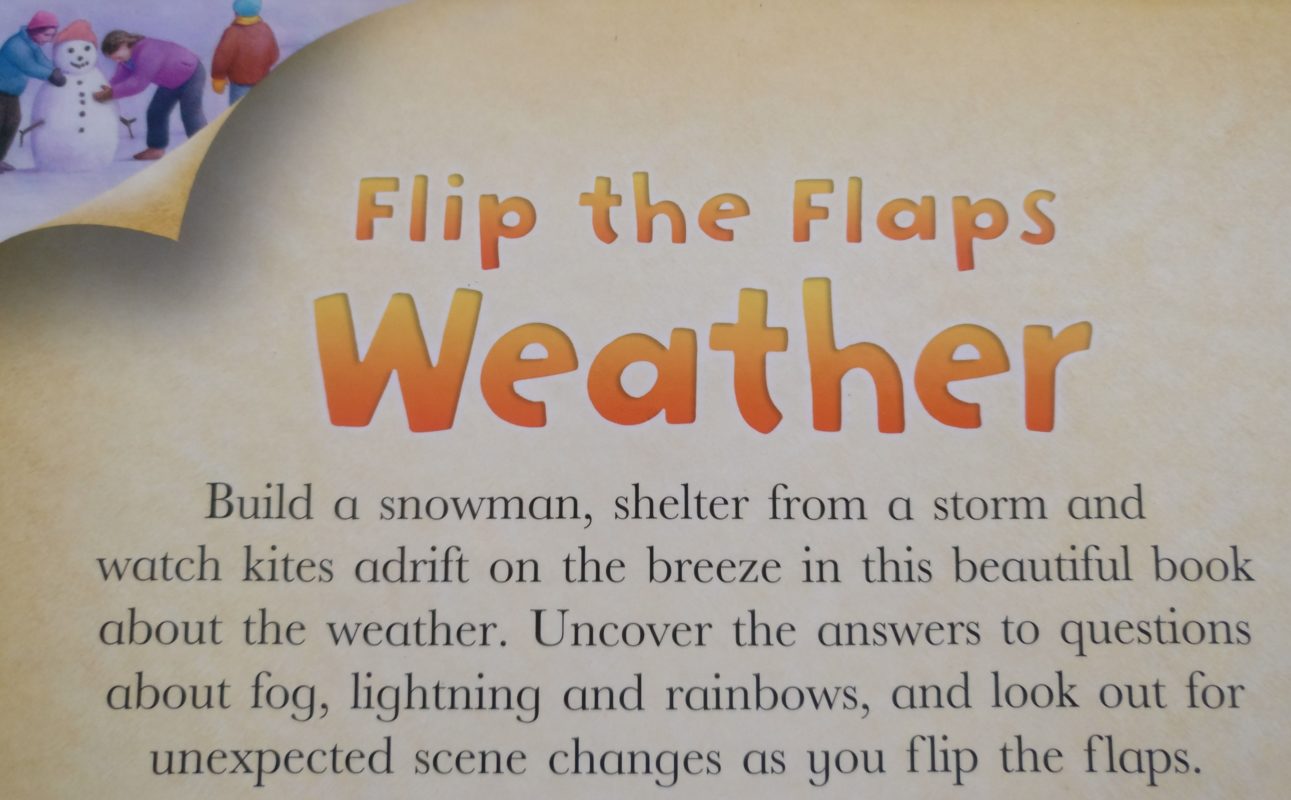 Lift the Flaps – Weather – – Booky Wooky