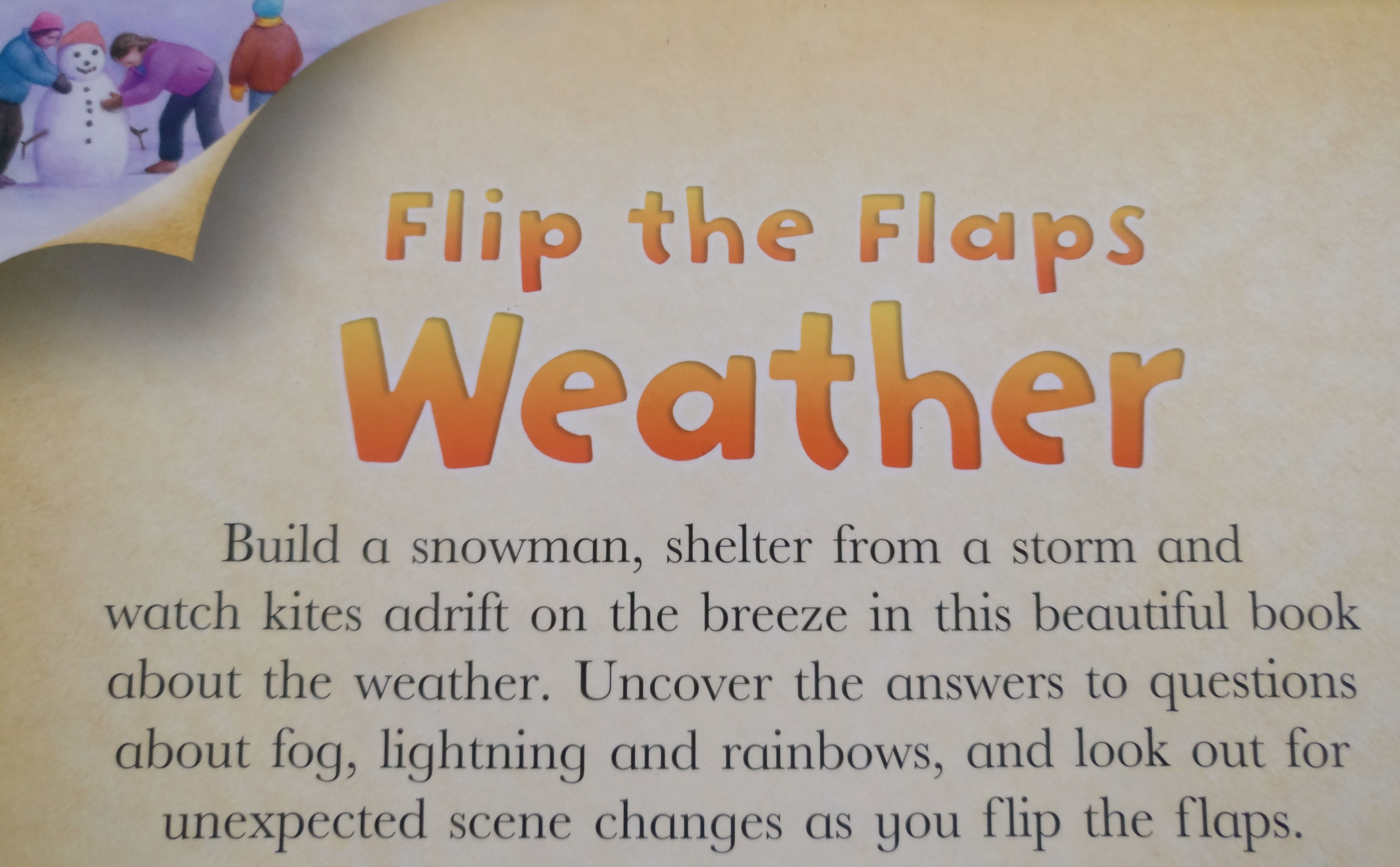 Lift the Flaps – Weather – – Booky Wooky