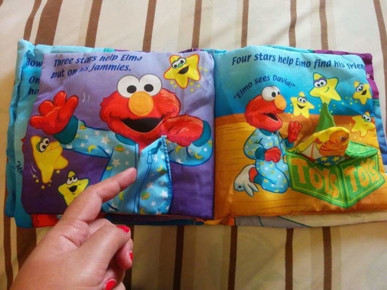 Twinkle, Twinkle Elmo – A bedtime book – Cloth Book – – Booky Wooky