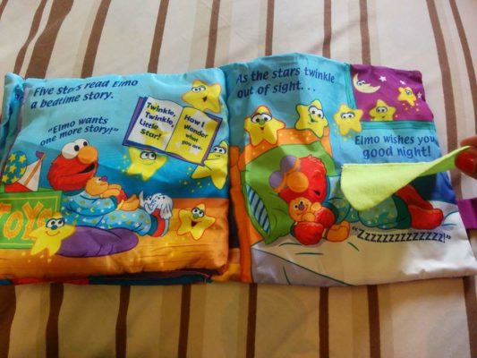 Twinkle, Twinkle Elmo – A bedtime book – Cloth Book – – Booky Wooky