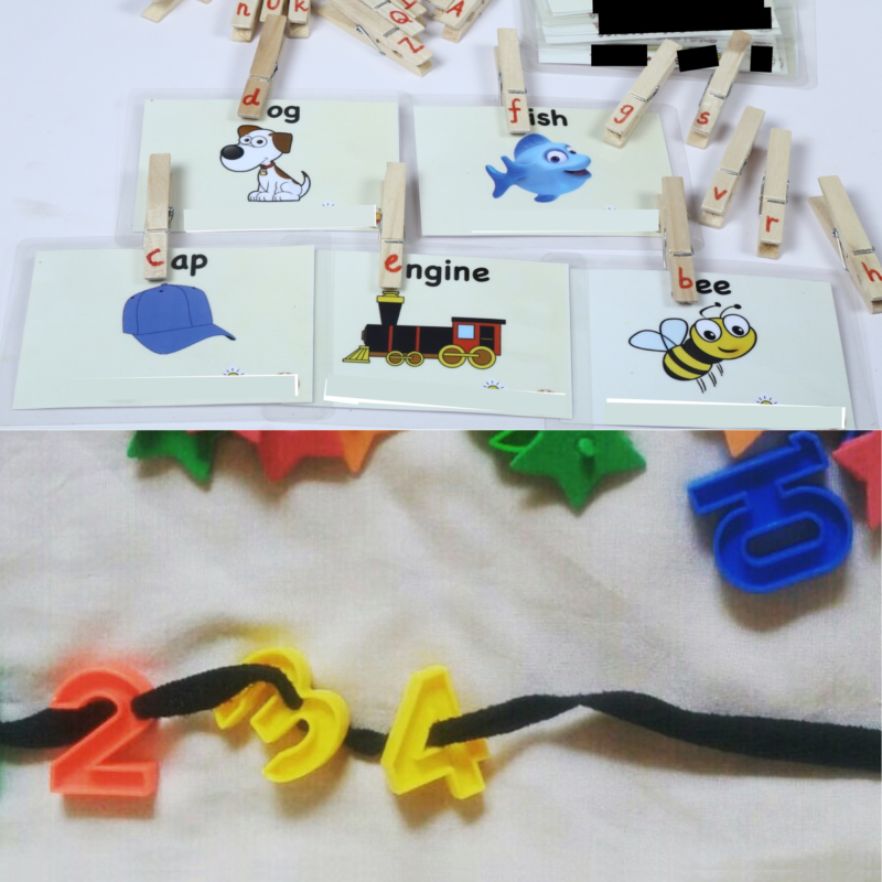 Busy Bags – 1st Letter Phonetics Flash Cards & Stars Numbers – – Booky ...