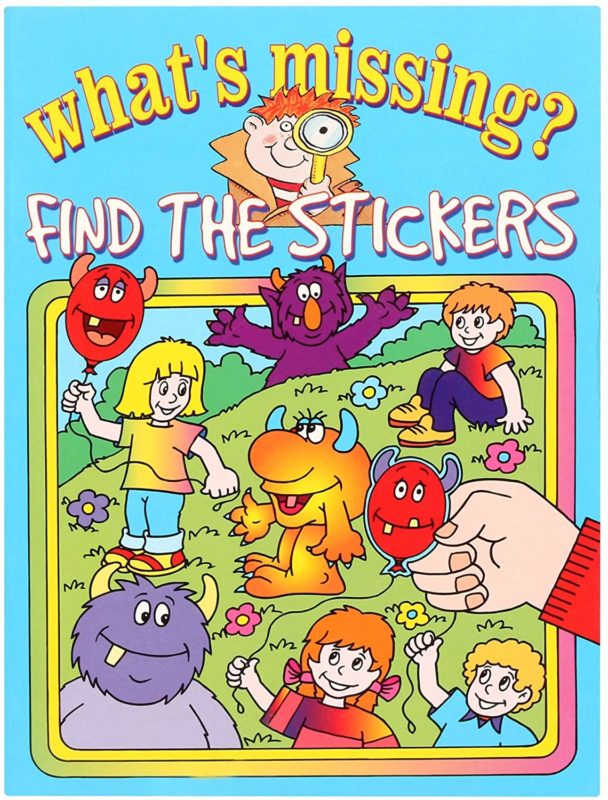 What’s Missing? Find the Stickers – – Booky Wooky