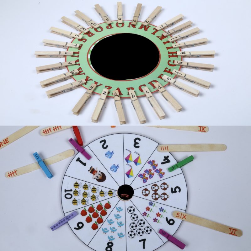 Busy Bags – Alphabet Match & Number Wheel – – Booky Wooky