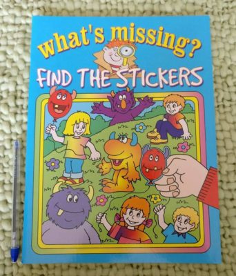 What’s Missing? Find the Stickers – – Booky Wooky