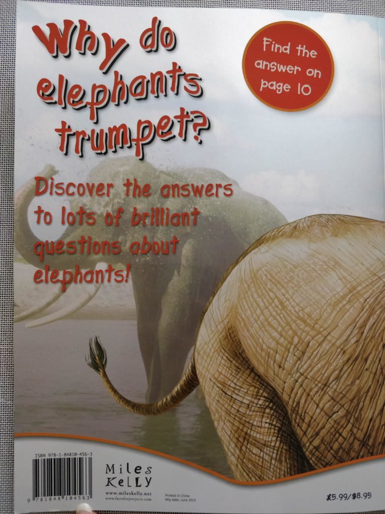 First Questions & Answers – Elephants – Why do Elephants Trumpet ...
