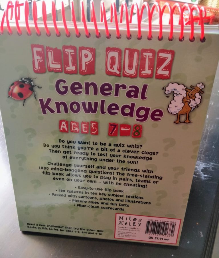 Flip Quiz General Knowledge Ages 7-8 – – Booky Wooky