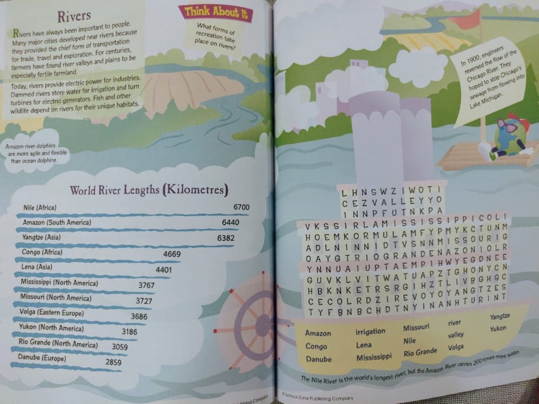 Word Searches An Activity Zone Book School Zone – – Booky Wooky