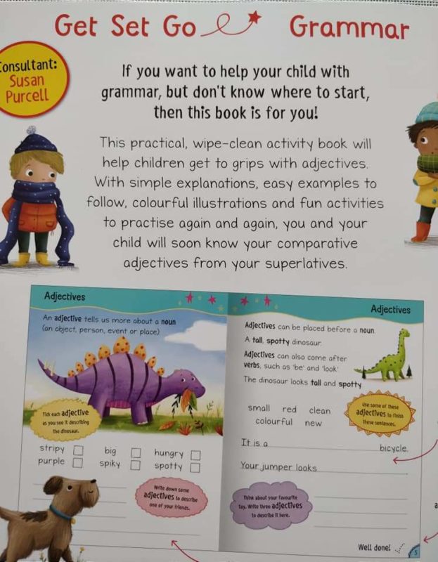 Get Set Go Grammar Adjectives – – Booky Wooky