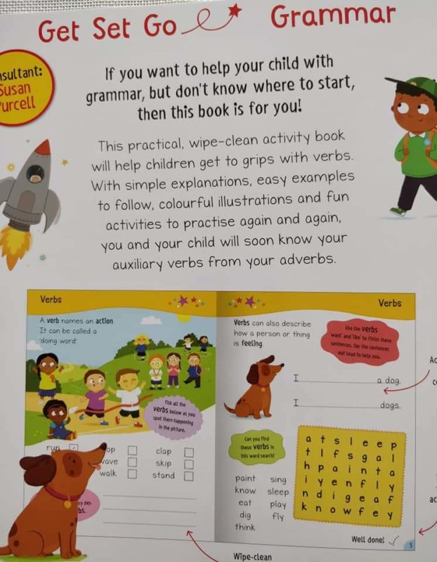 Get Set Go Grammar Verbs – – Booky Wooky