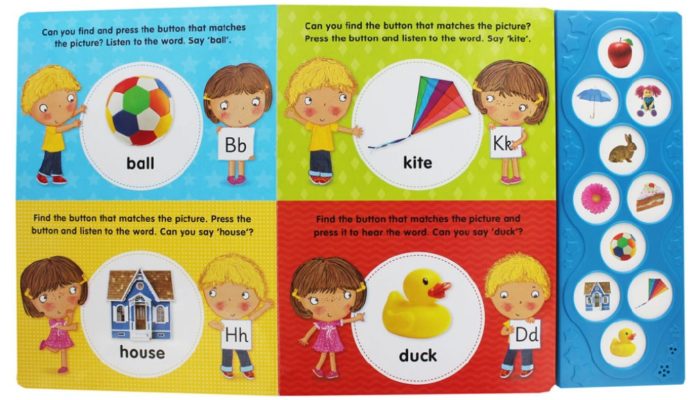 Learn Your First Words Sound Book – – Booky Wooky