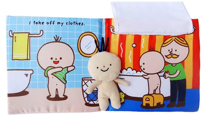 It’s Bath Time Cloth Book Quiet Book – – Booky Wooky