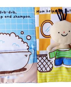 It's Bath Time Cloth Book Quiet Book – Activity Books For Kids – Booky ...