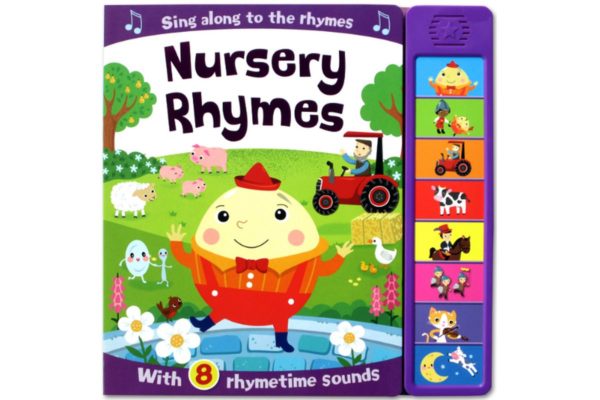 Nursery Rhymes Sound Book with 8 Rhymetime Sounds – – Booky Wooky