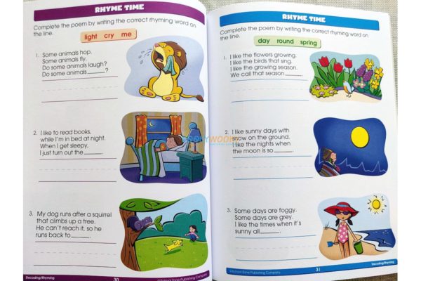 Beginning Reading Workbook – – Booky Wooky
