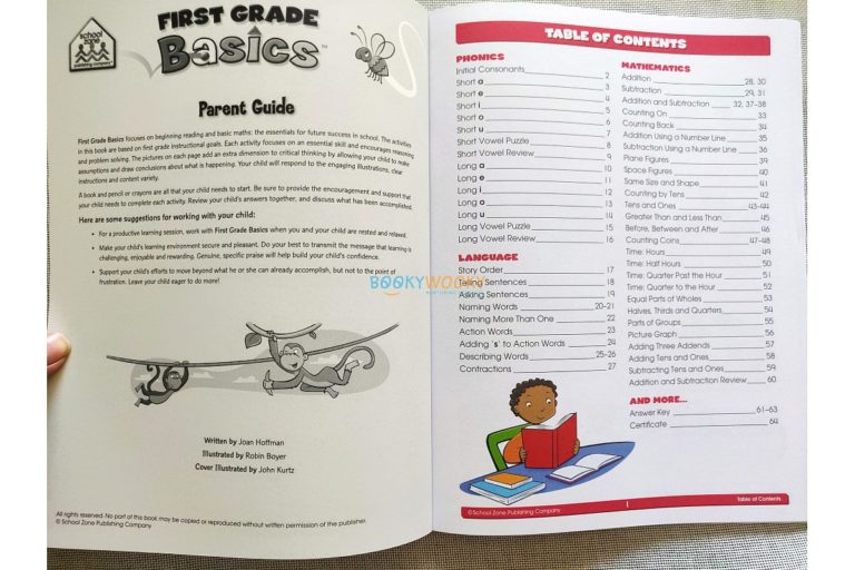 First Grade Basics Workbook – – Booky Wooky