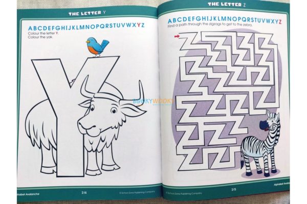 Giant Alphabet Workbook – – Booky Wooky