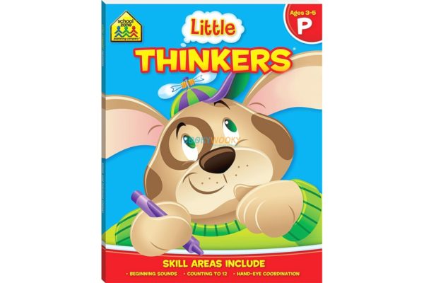 Little Thinkers Preschool Workbook Blue Dog – – Booky Wooky