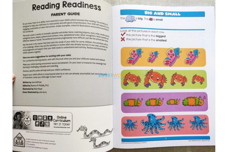 Reading Readiness Workbook – – Booky Wooky