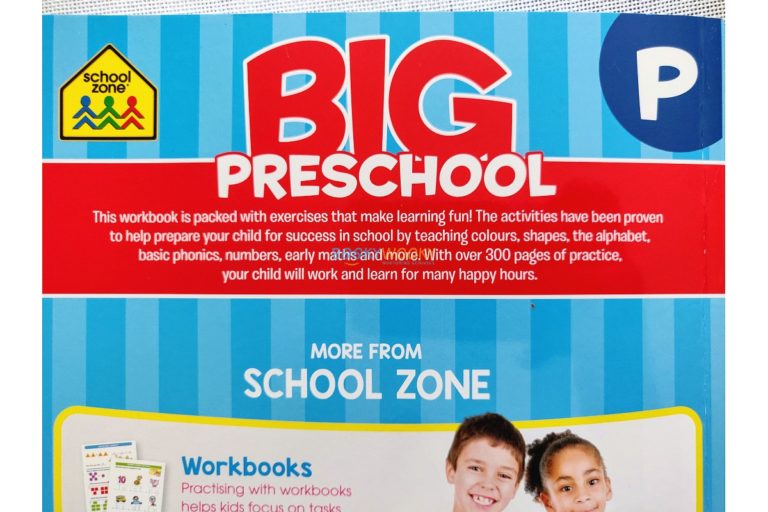 Big Preschool Workbook – – Booky Wooky