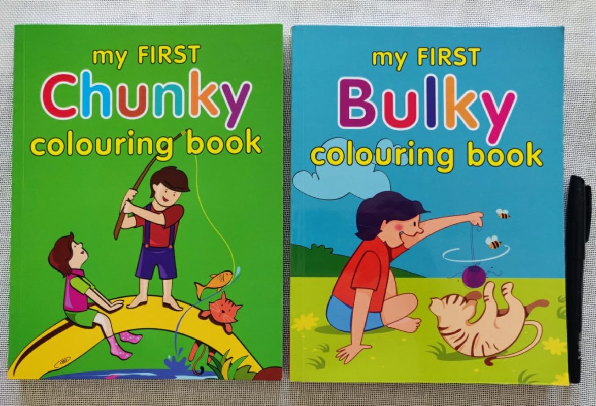 My First Chunky Colouring Book – – Booky Wooky