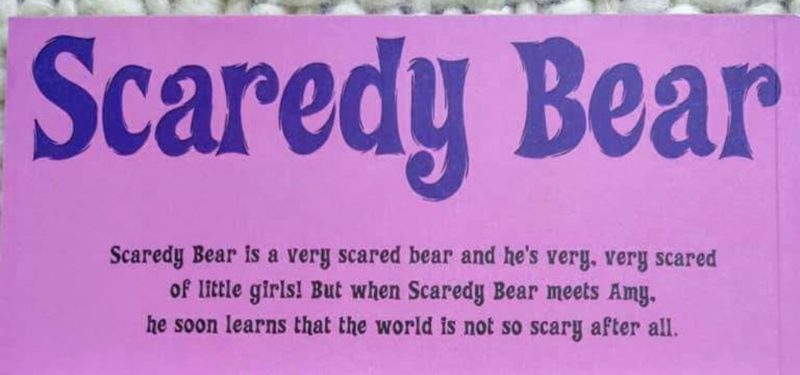 Picture Story Books – Scaredy Bear – – Booky Wooky