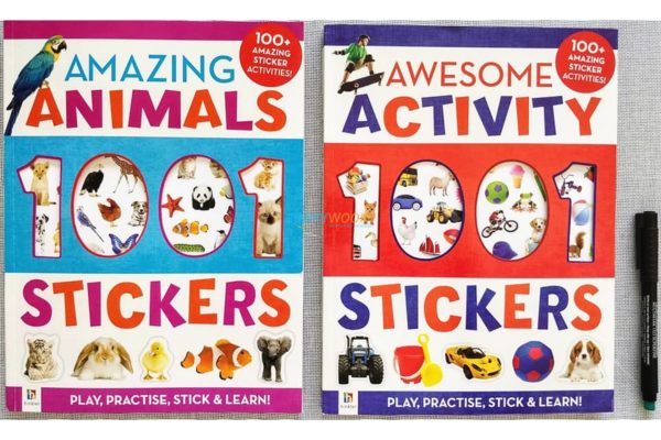 1001 Stickers Amazing Animals – – Booky Wooky