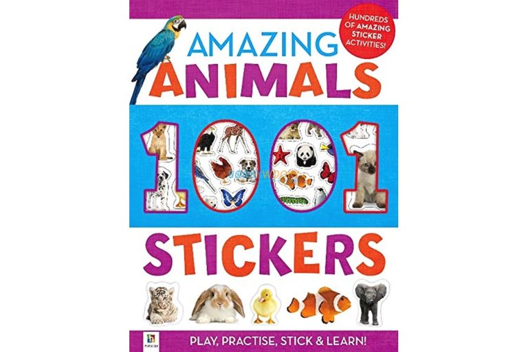 1001 Stickers Amazing Animals – – Booky Wooky