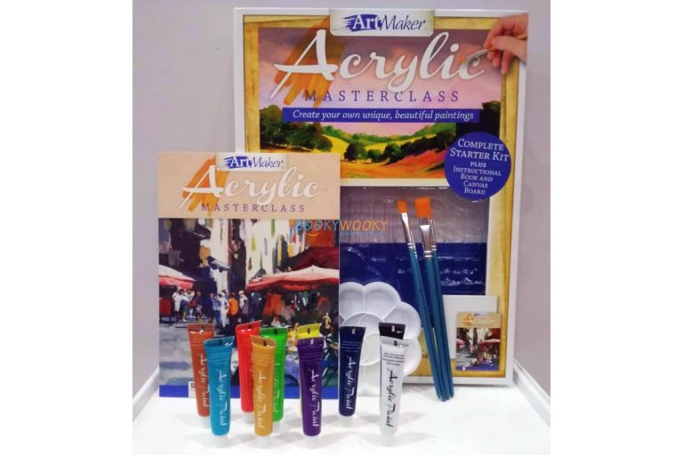 Art Maker Acrylic Masterclass Pack -12 – – Booky Wooky