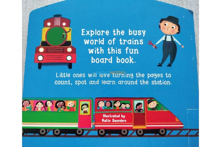 Busy Trains (Shape Book) – – Booky Wooky