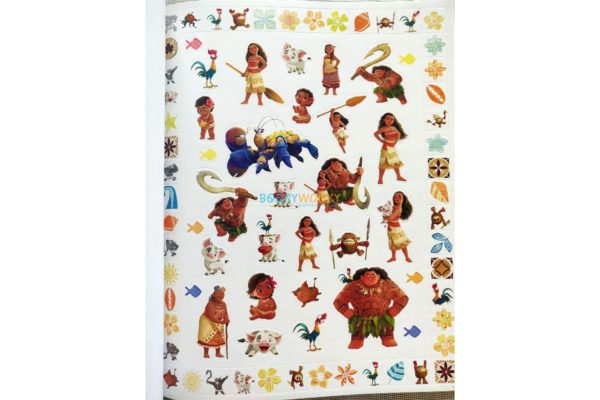 Disney Moana 500 Stickers – – Booky Wooky