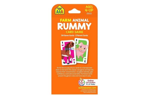 Farm Animal Rummy Card Game – – Booky Wooky