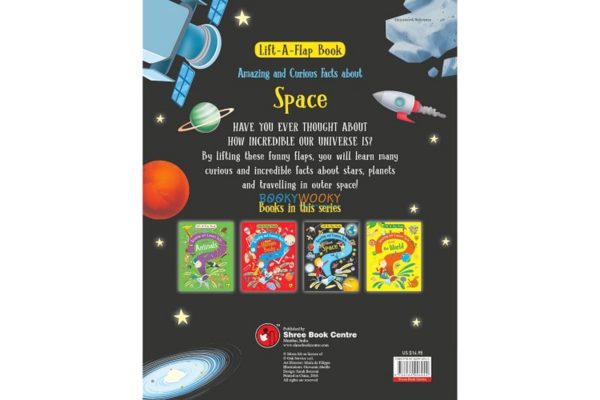 Lift A Flap Book Amazing & Curious Facts about Space – – Booky Wooky