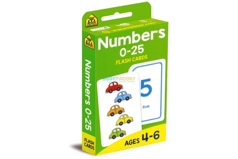 Numbers 0-25 Flash Cards – – Booky Wooky