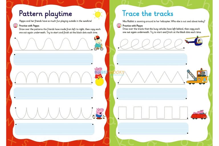 Peppa Pig Peppa at Playgroup Sticker Activity Book – – Booky Wooky