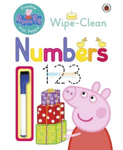 Peppa Pig Wipe-clean First Numbers – Activity Books For Kids – Booky Wooky