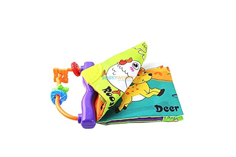 Rattle Book – Farm Animals – – Booky Wooky