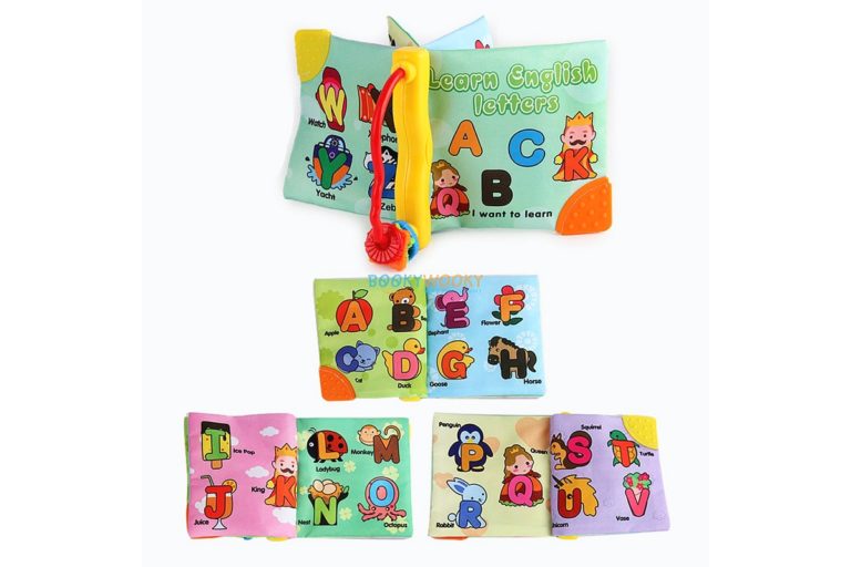 Rattle Book – Learn English Letters – – Booky Wooky