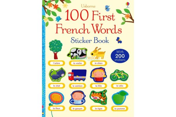 100 First French Words Sticker Book – – Booky Wooky