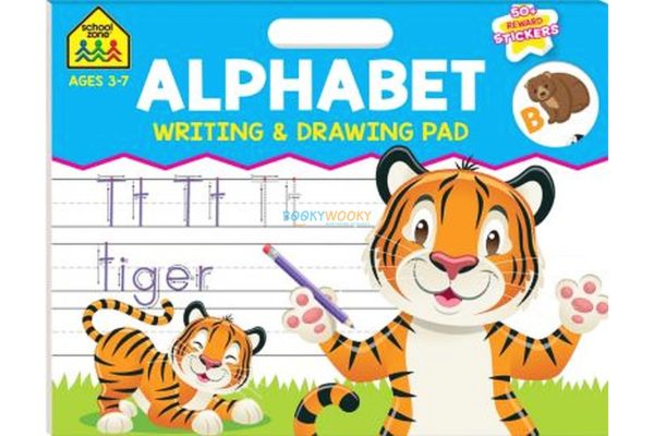 Alphabet Writing & Drawing Pad by School Zone – – Booky Wooky