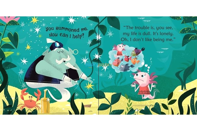 Axolotl Finds a Bottle- Usborne Phonics Readers – – Booky Wooky