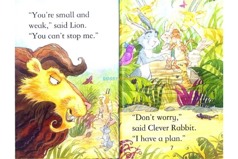 Clever Rabbit And The Lion – Level 2 – – Booky Wooky