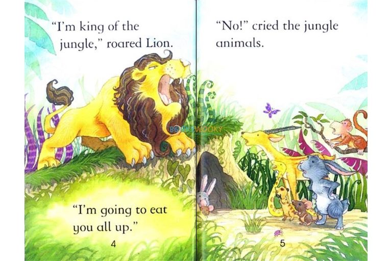 Clever Rabbit And The Lion – Level 2 – – Booky Wooky