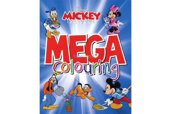 Mega Colouring Disney Mickey and Friends – – Booky Wooky
